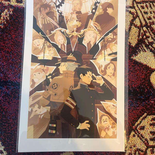 Great Ace Attorney Print "dance of Deduction" - Etsy
