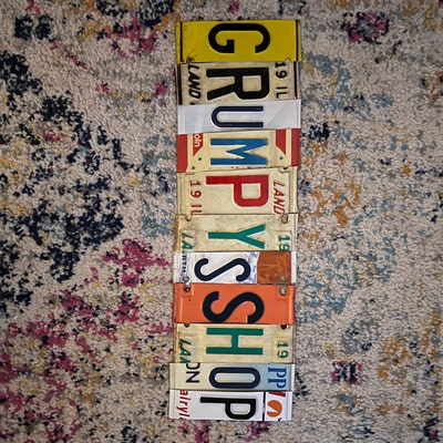 1 Antique 1930 License Plate North Carolina Rusty Wall Art Man Cave ...