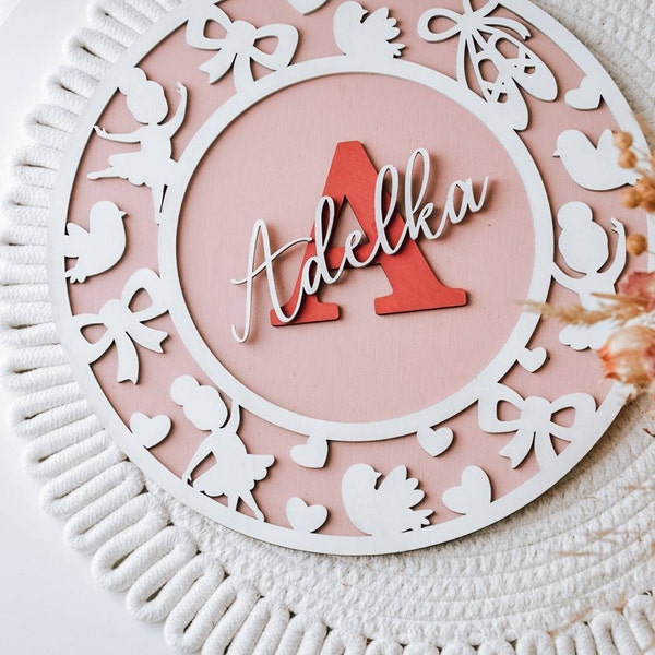 Baby Name Sign SVG Bundle. Laser Cut File for Glowforge, Set Nursery ...