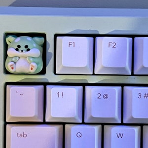 Cute Tiger Animal Artisan Keycap Cat Keycaps Perfect Handmade Gift - Etsy