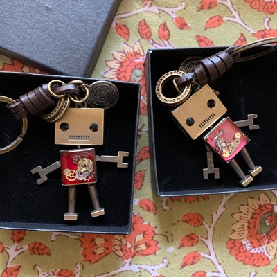 Steampunk Robot/android Robot/ Funky Robot Necklace/birthday Present ...