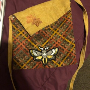 Fuzzy Deaths Head Moth Patch Moth Sticker Patch Spooky Patch - Etsy