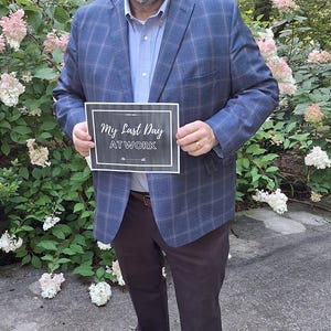 Printable My First Day at My New Job | DIY Printable First Day of Work ...