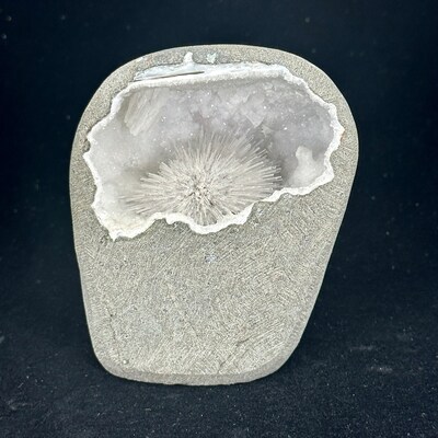 Amethyst Geodes Inside Calcite Crystal Natural Specimen - Etsy