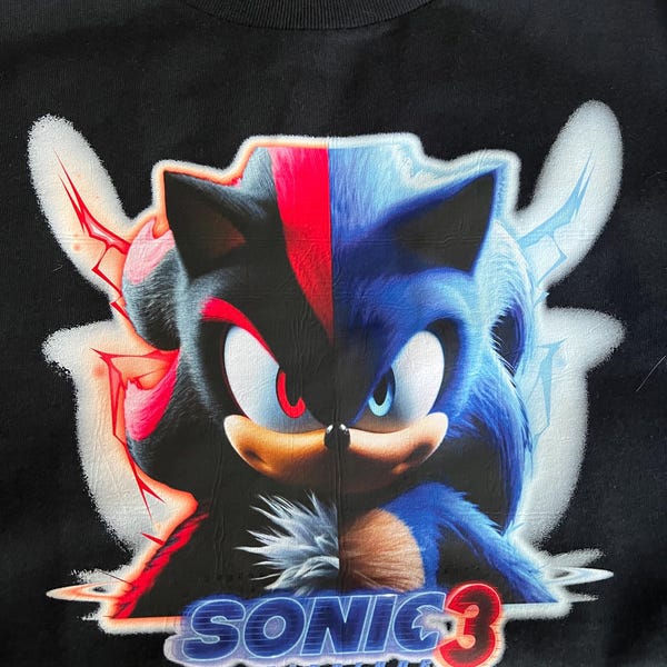 Sonic 3 Movie PNG, Sonic the Hedgehog 3 Characters PNG, Sonic 3 Shirt ...