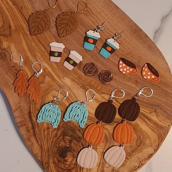 Fall Clay Cutter Set, 8 Fall Shapes Included, Fall Set, Pumpkins ...