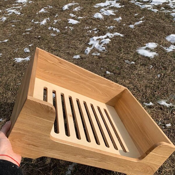 Feline Playground Cat Scratcher House “meowhaus” - Wooden Luxury Pet ...