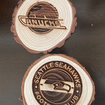 Wood Coasters Engraved W/ Your Custom Photo Personalized Christmas Live ...