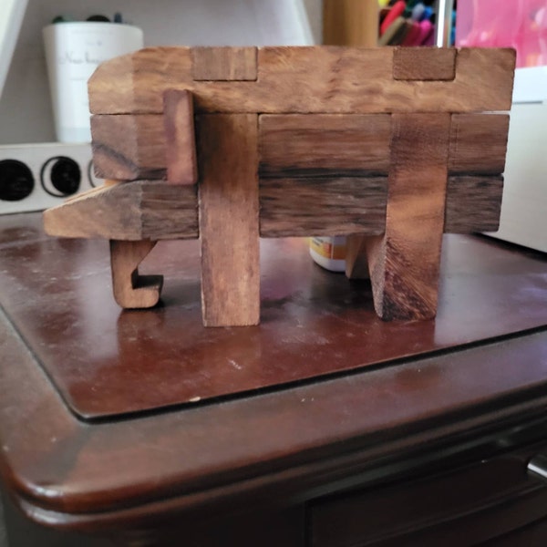 Four in A Row - Wooden Strategy Game - Etsy