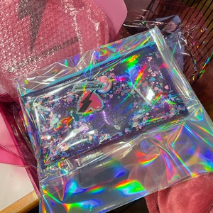Liquid Glitter Tiny Wallet Life in Plastic, It's Fantastic Pink Small ...