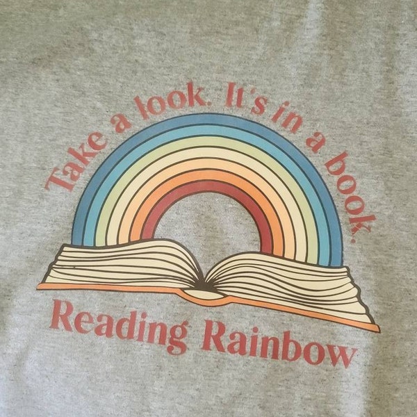 Reading Rainbow Book SVG PNG Digital Download Vinyl Cut File - Etsy