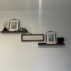 Love You,bye Farmhouse Style Modern Sign Rustic Present gift UK Quote ...