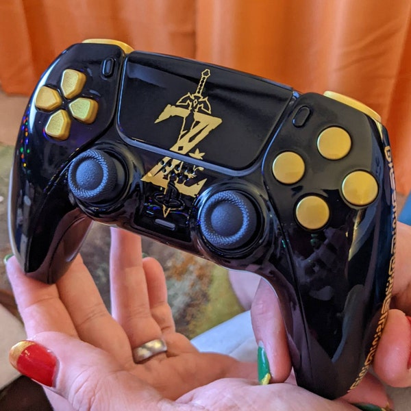 Custom the Legend of Zelda Breath of the Wild Themed Playstation 5 PS5 ...