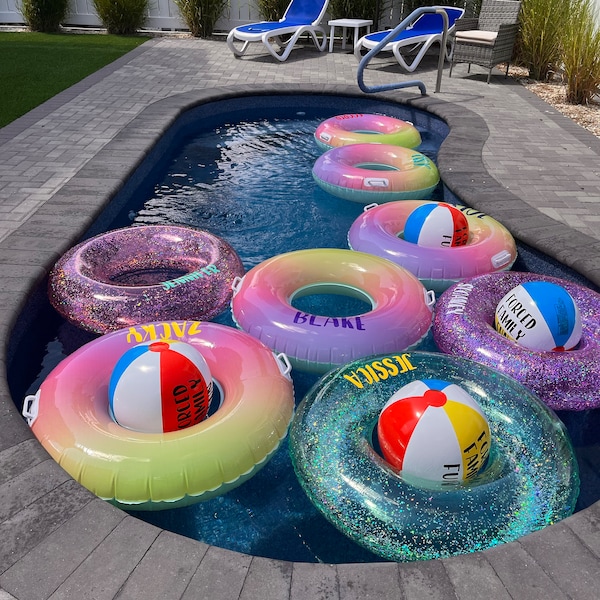 Personalized Pool Float, Bachelorette Party Favor Beach, Birthday Party ...