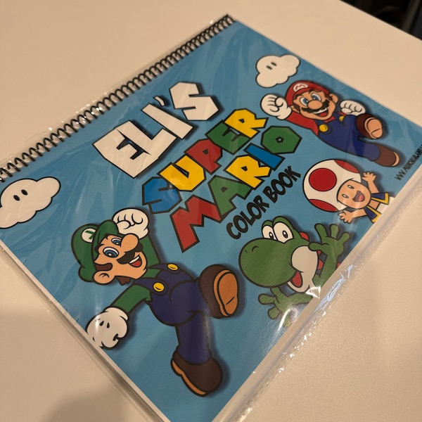 Custom Children's Color Book - Full Size Large Coloring Book for Kids ...