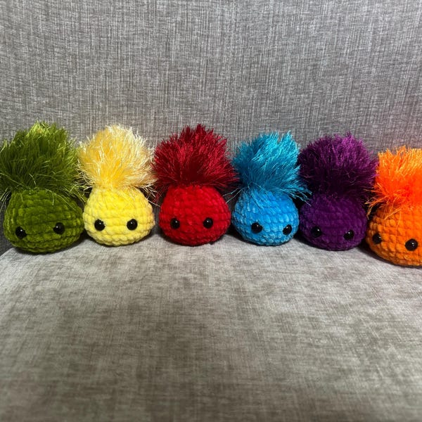 Barnacles - Handmade Crochet Plush Soft Toy Barnacle Colorful Plush ...
