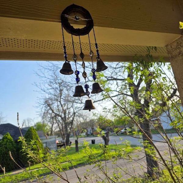 Witch Bells Wreath, Witch Bells for Door, Witch Bells Wind Chime, Door ...