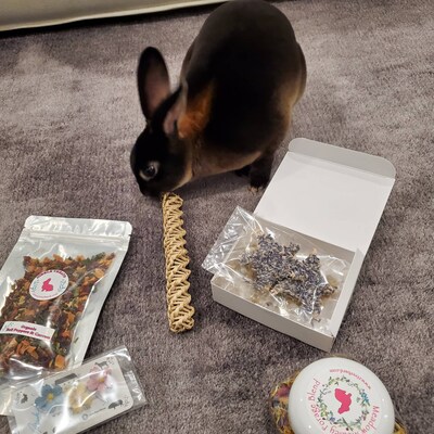 Meadow Medley Bunny Forage Mix Organic Blend of Floral & Herbal Rabbit ...