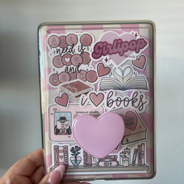 Romance Reader Sticker Pack | Bookish Girlie | Bibliophile | Water ...