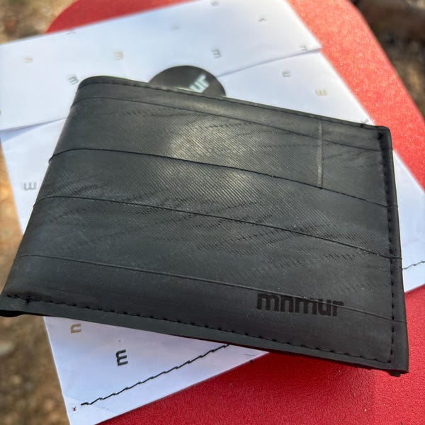 Inner Tube Coin Pouch for Men. Zipper Coin Purse Water Resistant ...