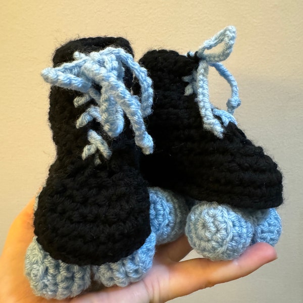 Roller Skate Style Baby Booties - Pastel Collection - Etsy