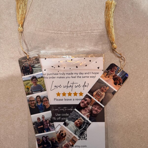 Personalized Bookmark, Custom Bookmark, Photo Bookmark, Personalized ...
