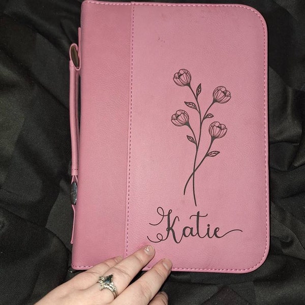 Custom Pocket Notebook With Pen, Refillable Personalized Leather ...