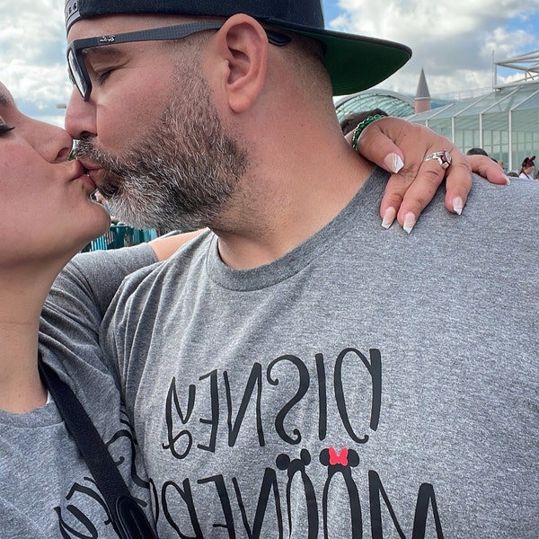 Disney Mooners - Just Married - Disney Couples Matching Unisex T Shirts ...