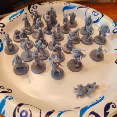 Village Bath Miniature Set for Dnd, Dungeons and Dragons, Spa Scenes ...