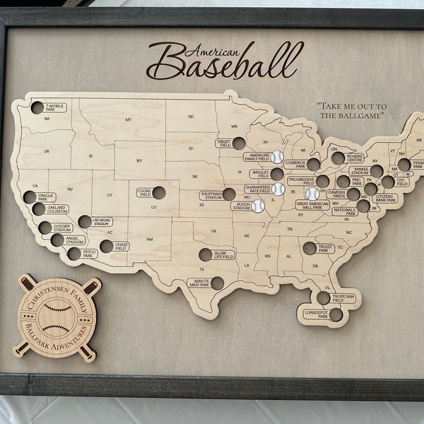 Baseball Stadium Map, Baseball Map, Pro Baseball Stadium Tracker ...