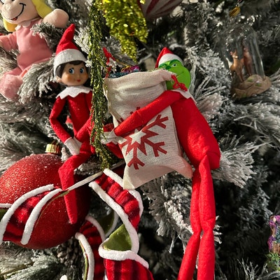 Elf Hula Elf Hawaiian Skirt Miniature Grass Skirt L Doll Hawaiian Scene ...