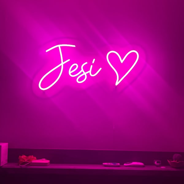 Custom Neon Name Sign Gifts for Kids, Battery Led Signs, Baby Name Sign ...