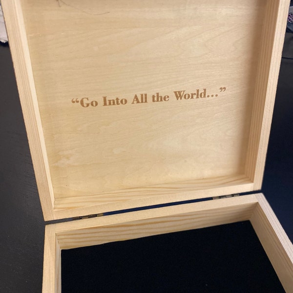 Personalized World Map Wooden Keepsake Box: Adventure Memory Box - Etsy