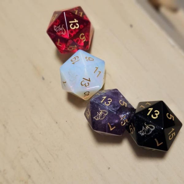 Viking Medieval Bone Dice-dnd D and D Dice Set-dungeons & Dragons Dice ...