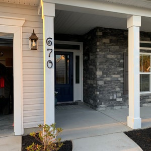 Hand Forged 4 Inch House Numbers - Etsy