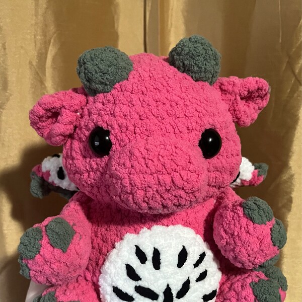 Crochet Chubby and Baby Dragon Plushie Pattern: Amigurumi Bundle (PDF ...