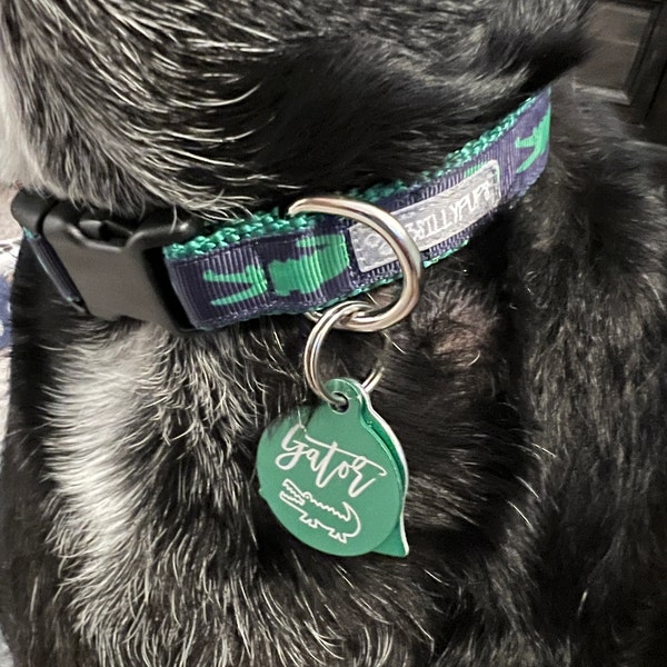 Engraved Pet Tags, Pet Id Tags, Dog Tags for Dogs, Gator Pet Tag, Dog ...