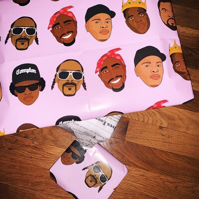 Rapping Paper Snoop Dogg Dr. Dre Ice Cube Eazy E 2pac Notorious B.I.G ...