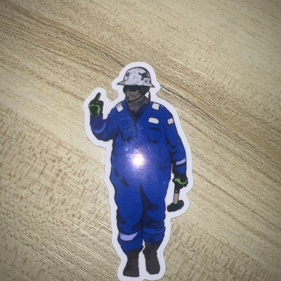 Oilfield Sticker Frac Hand Pro Emblem Vinyl Hard Hat Sticker Equipment ...