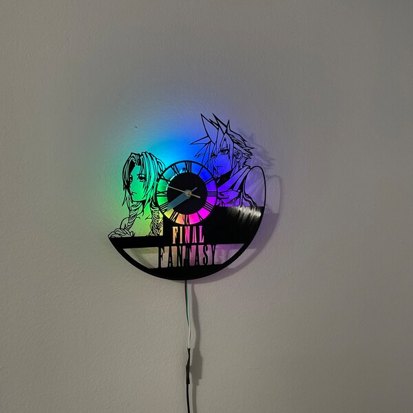 Final Fantasy 7 Clock, Final Fantasy Clock, Final Fantasy Vii, Ff7 ...