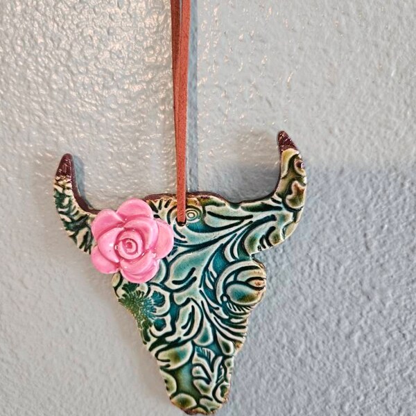 SOUL SISTER New Color Caribbean Blue... Handmade Ceramic Ornament by ...