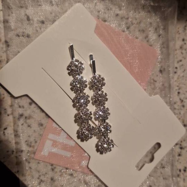 Sapphire Blue Crystal Brooch, Elegant Bridal Wedding Brooch, Prom Party ...