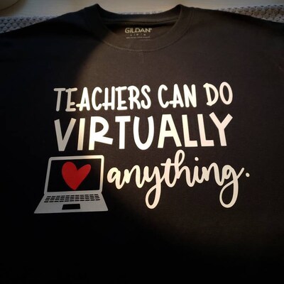 Teachers Can Virtually Do Anything SVG Cut File Vinyl Decal for ...