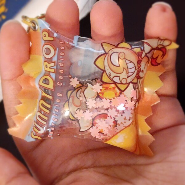FNAF Daycare Attendant Keychain | Sun Moon Candy Bag Charm | Sundrop ...