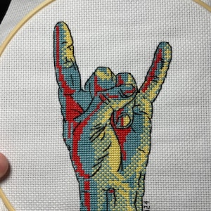 Fire Cross Stitch Pattern Digital Format PDF Fire Embroidery Cross ...