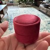 Red Velvet Ring Box, Wedding Ring Box, Proposal Ring Box, Bridal Gift ...