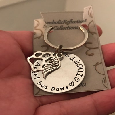Pet Memorial Keychain,personalized Memorial Keychain,pet Remembrance ...