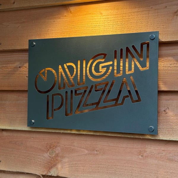 Corten Steel, Custom Made Laser Cut House Signs, Custom Laser Cut ...