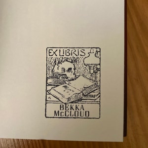 Black Crow Ex Libris Stamp Bookplate Stamp Black Bird Stamp - Etsy