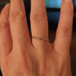 CUSTOM Morse Code Ring Personalized Morse Code Ring Any - Etsy